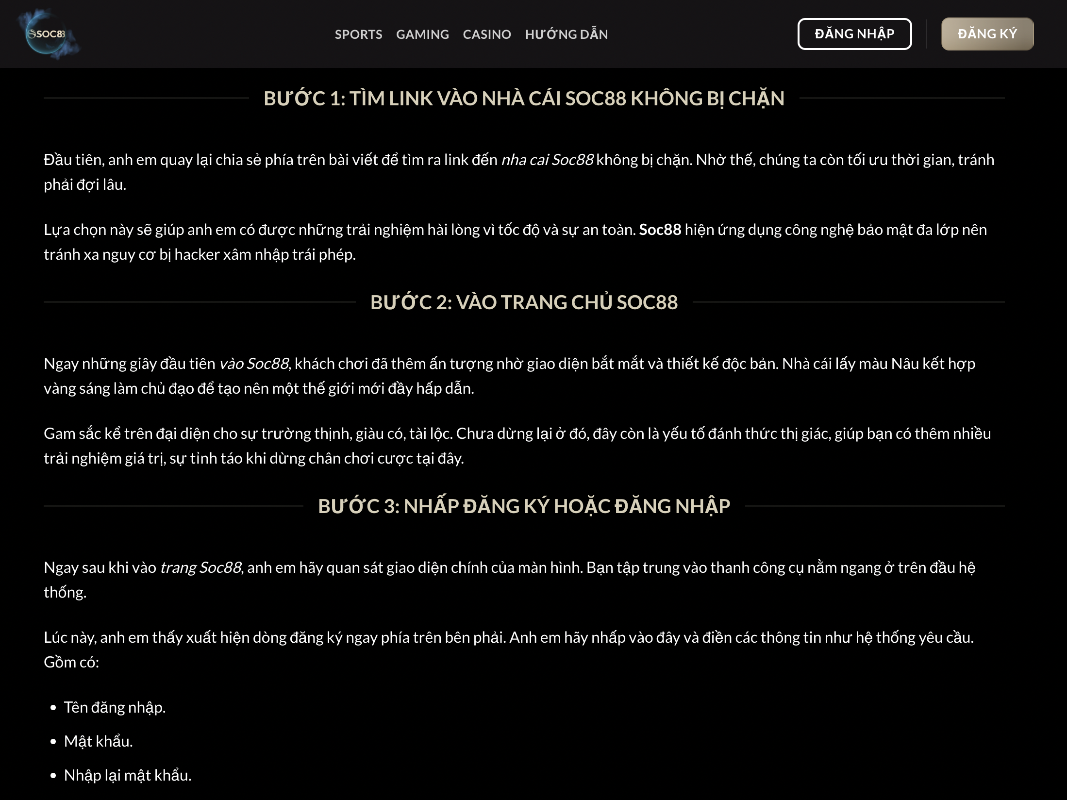 Hướng dẫn đặt cược và chiến thắng tại Soc88 Esports